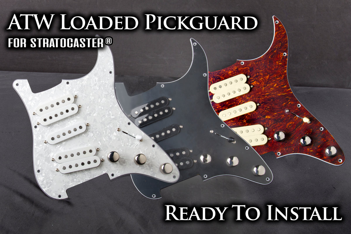 ATW LOADED PICKGUARD FOR STRAT® – DZPL